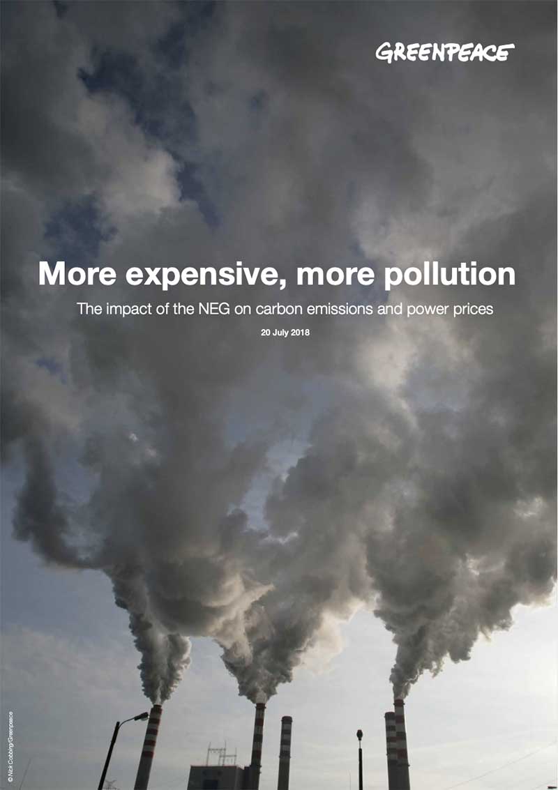 REPORT: More Expensive, More Pollution - Greenpeace Australia Pacific