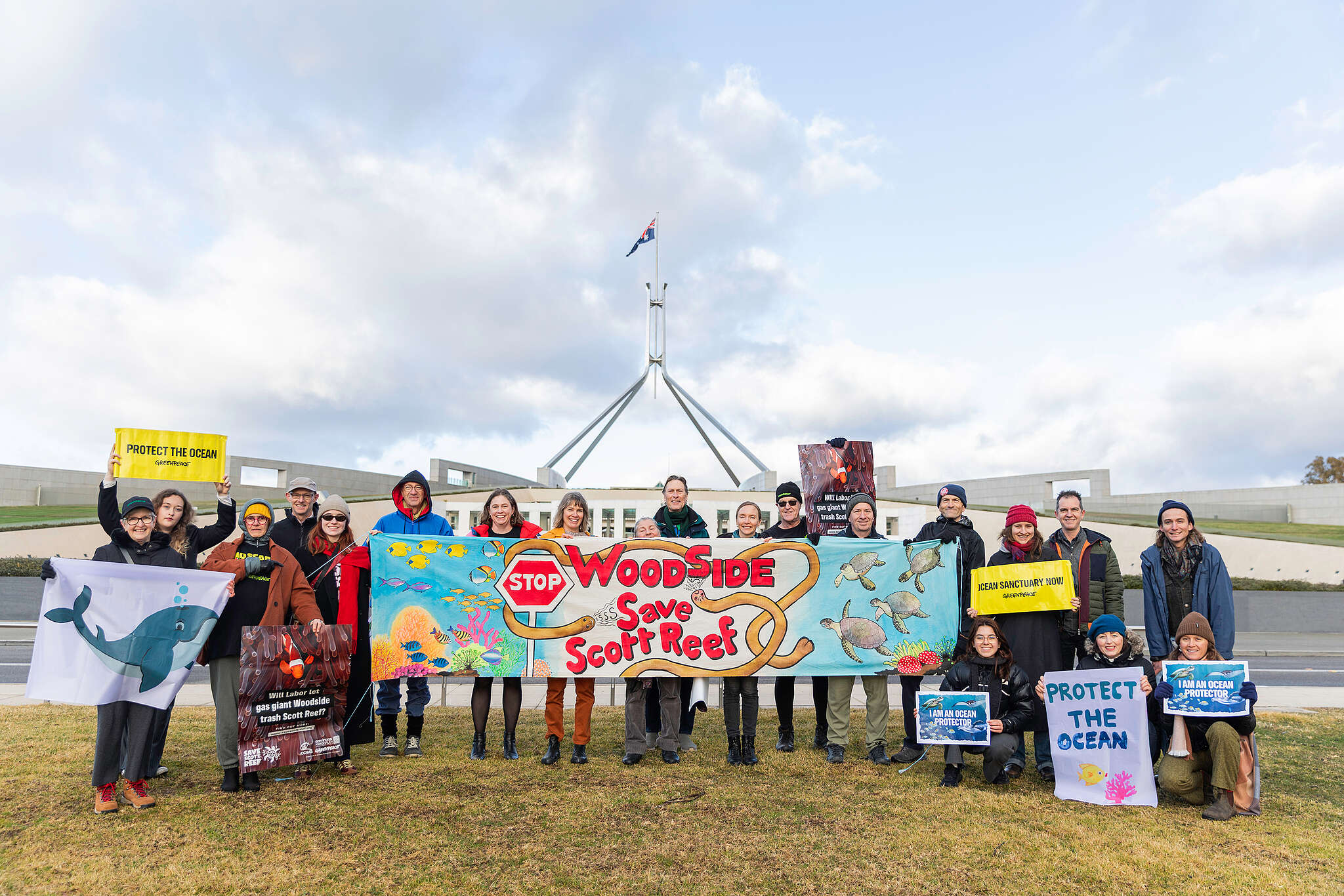 Ocean Protector Lobby Trip to Save Scott Reef - Greenpeace Australia ...